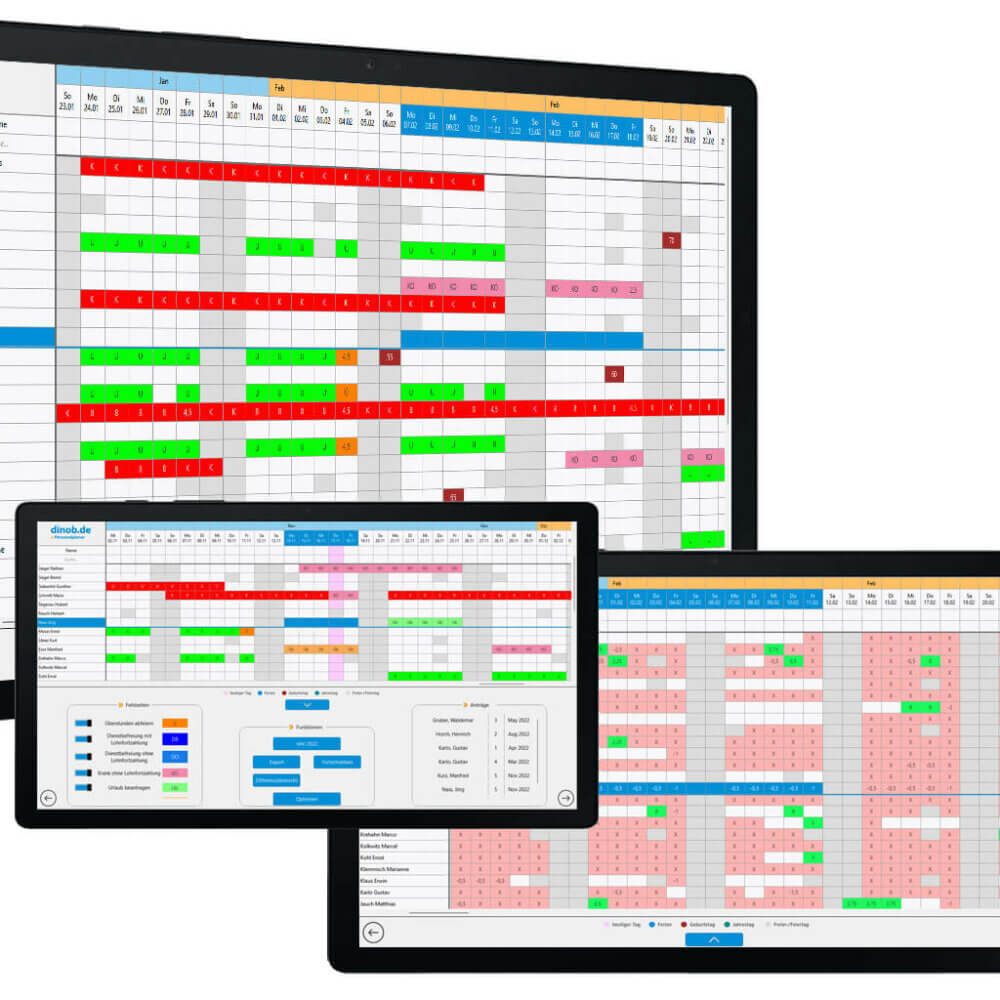 DINOB-Basis | Übersicht aller Module unserer Bauhofsoftware